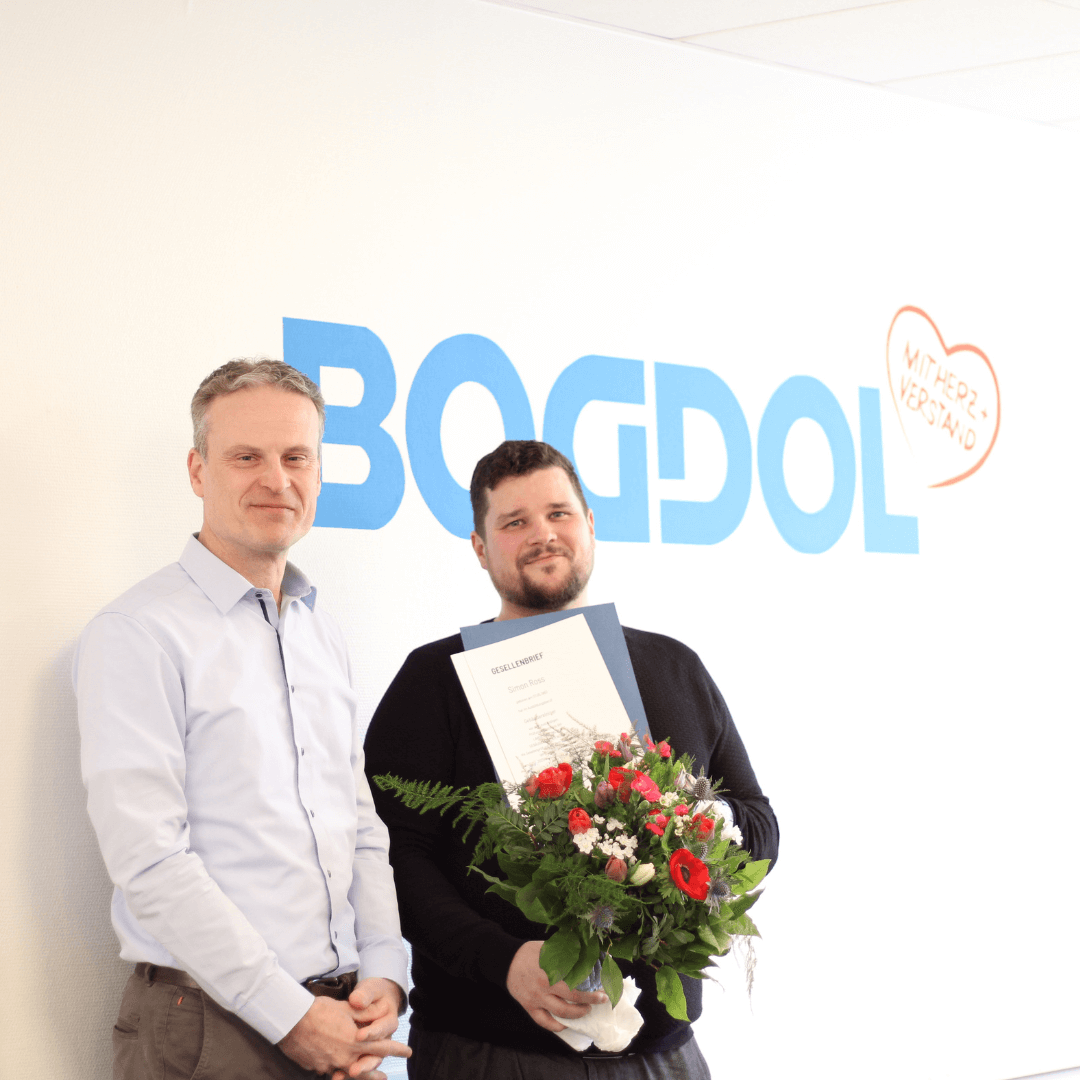 Herzlichen Glückwunsch zur bestandenen Gesellenprüfung - BOGDOL